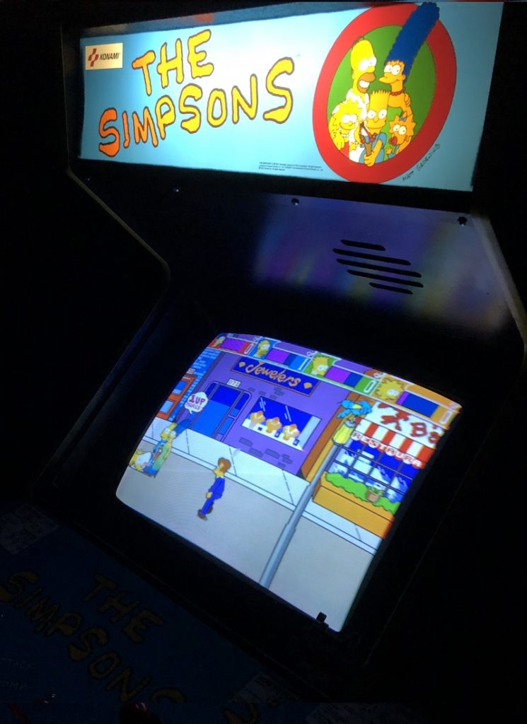 The Simpsons Video Arcade Game for Sale | Arcade Specialties Game Rentals