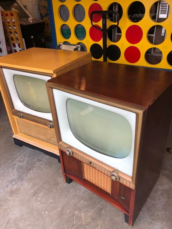vintage console tv walnut console | Arcade Specialties Game Rentals