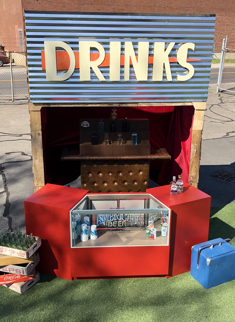 CT outdoor movie theater for rent screen drinks | Arcade Specialties ...