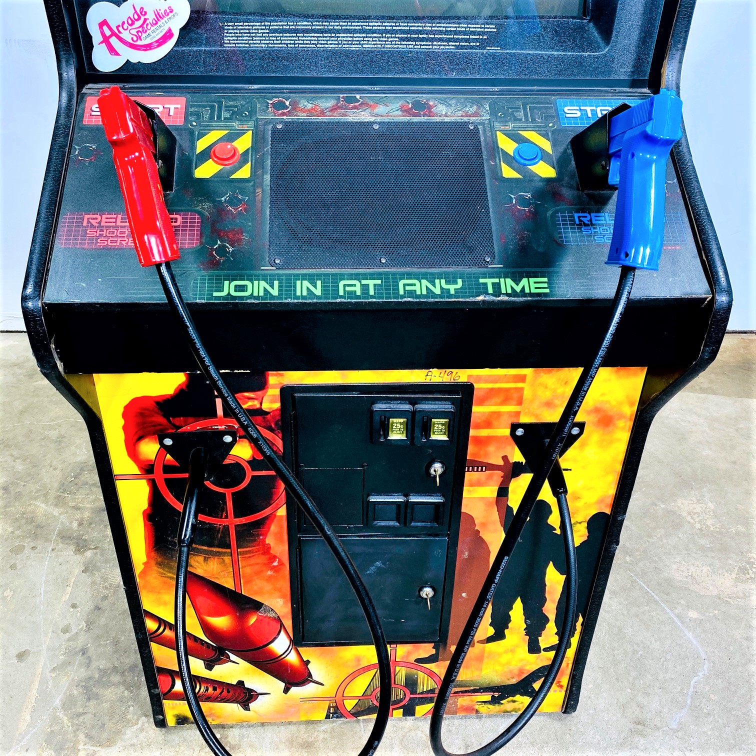 Target Terror Arcade Game Rental | NY & CT | Arcade Specialties Game ...