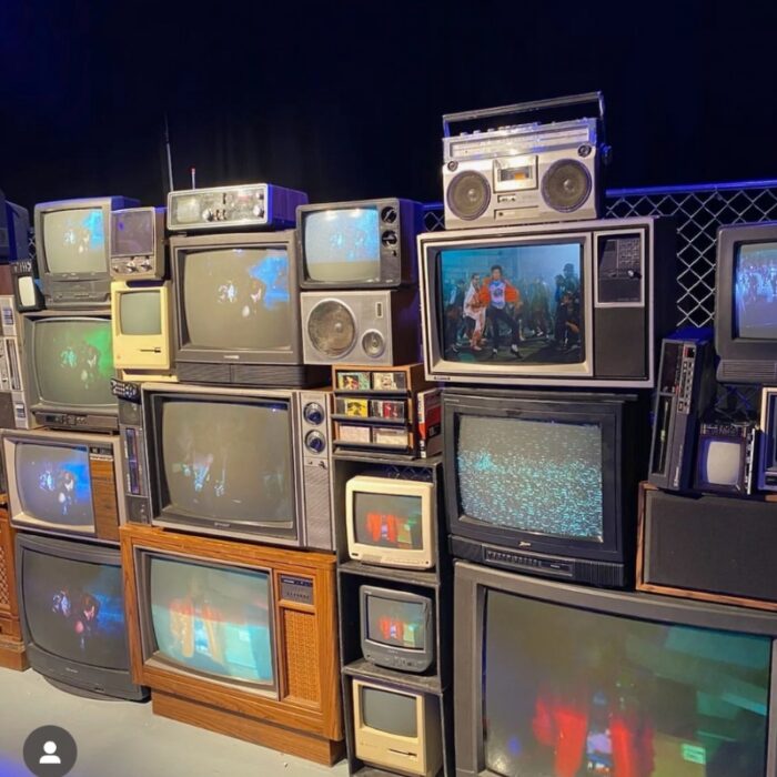Vintage TV Wall Prop Rentals | Arcade Specialties Game Rentals