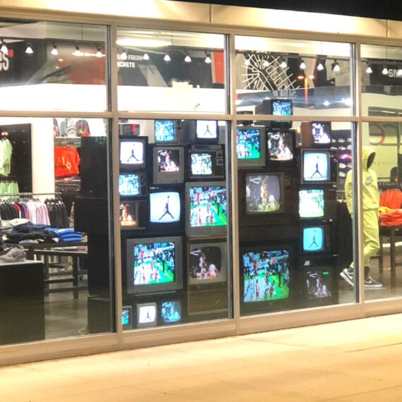 Vintage TV Wall Prop Rentals | Arcade Specialties Game Rentals