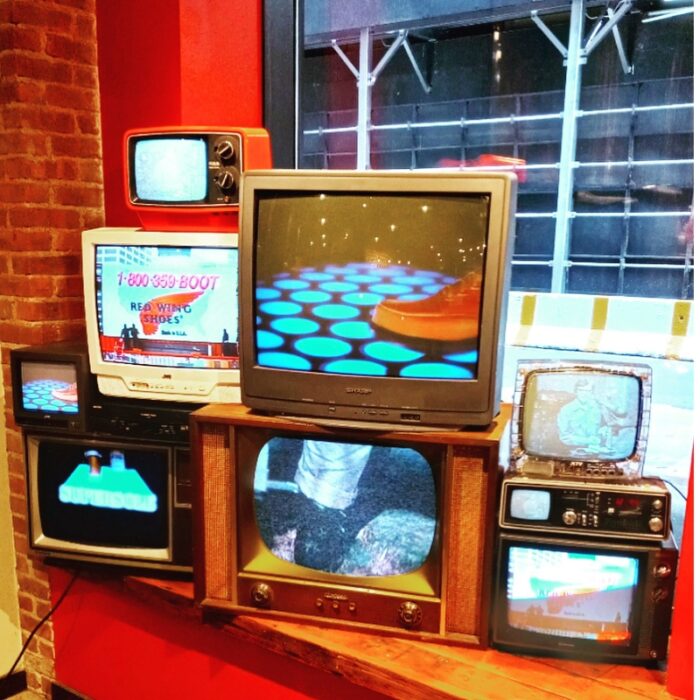Vintage TV Wall Prop Rentals | Arcade Specialties Game Rentals