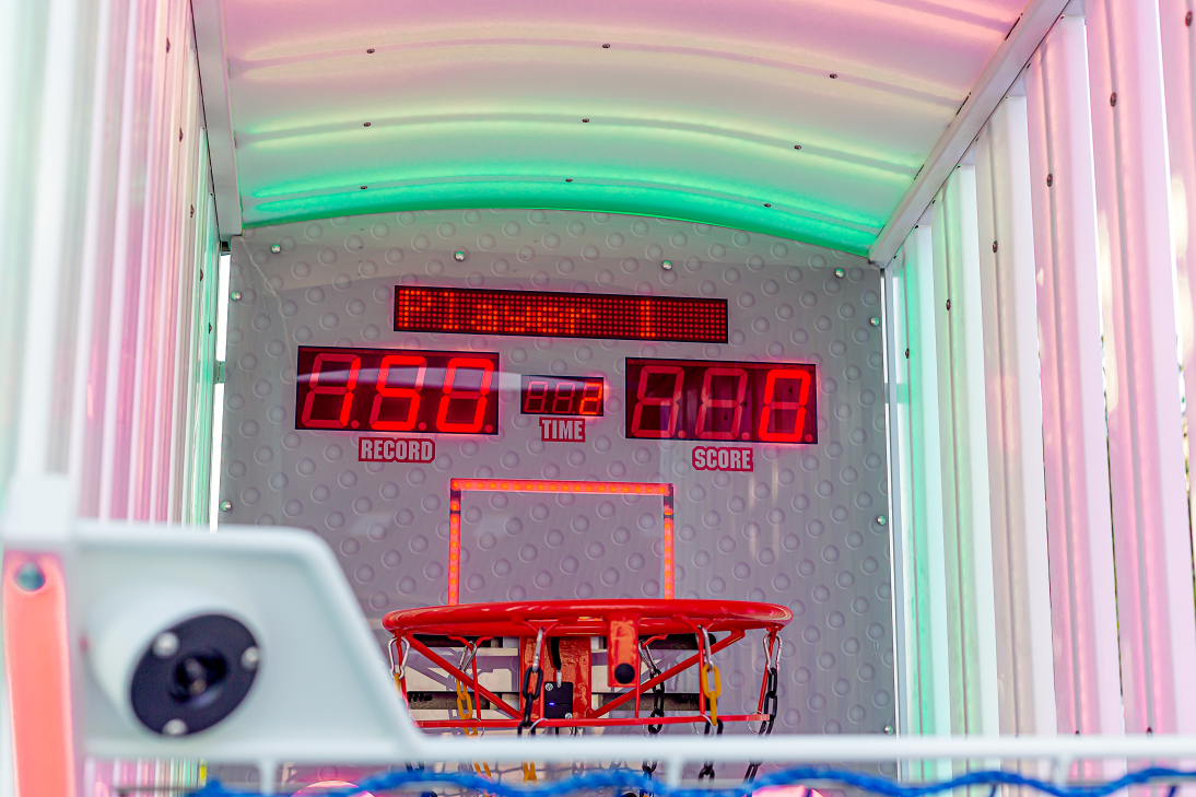 Big Show Basketball scoreboard | Arcade Specialties Game Rentals